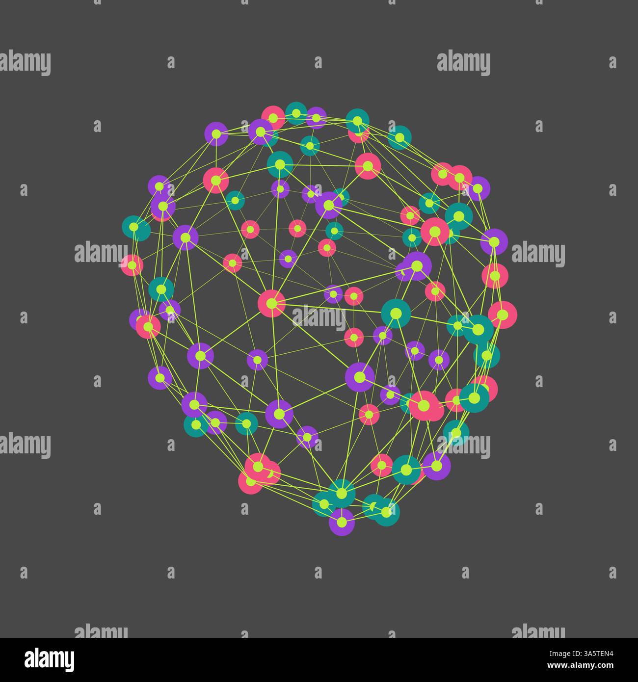 Connection Structure Wireframe Vector Illustration Glowing Grid Stock Vector Image And Art Alamy