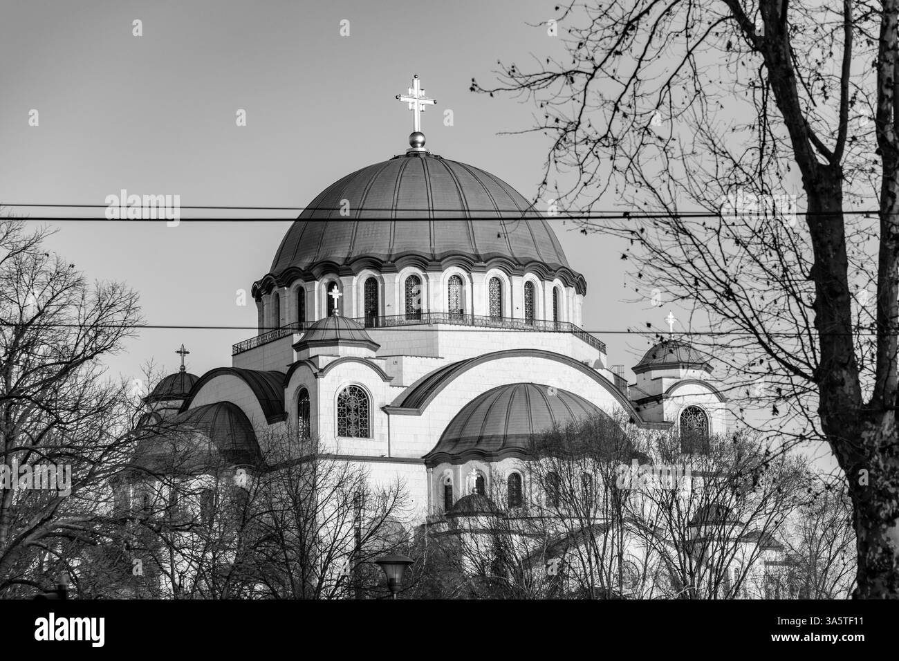 Belgrade, Serbia - 8 FEB 2024: The Church of Saint Sava, Hram Svetog ...