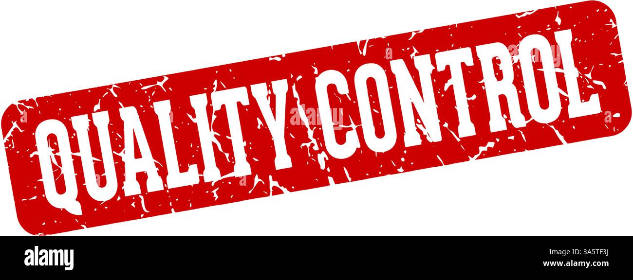 quality control stamp. quality control rectangular sign isolated on ...