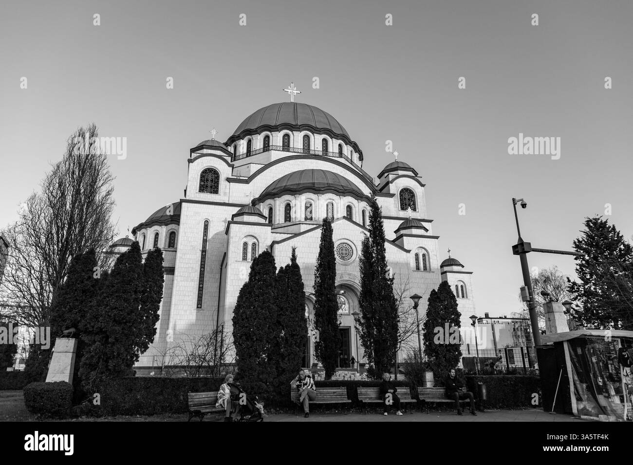 Belgrade, Serbia - 8 FEB 2024: The Church of Saint Sava, Hram Svetog ...