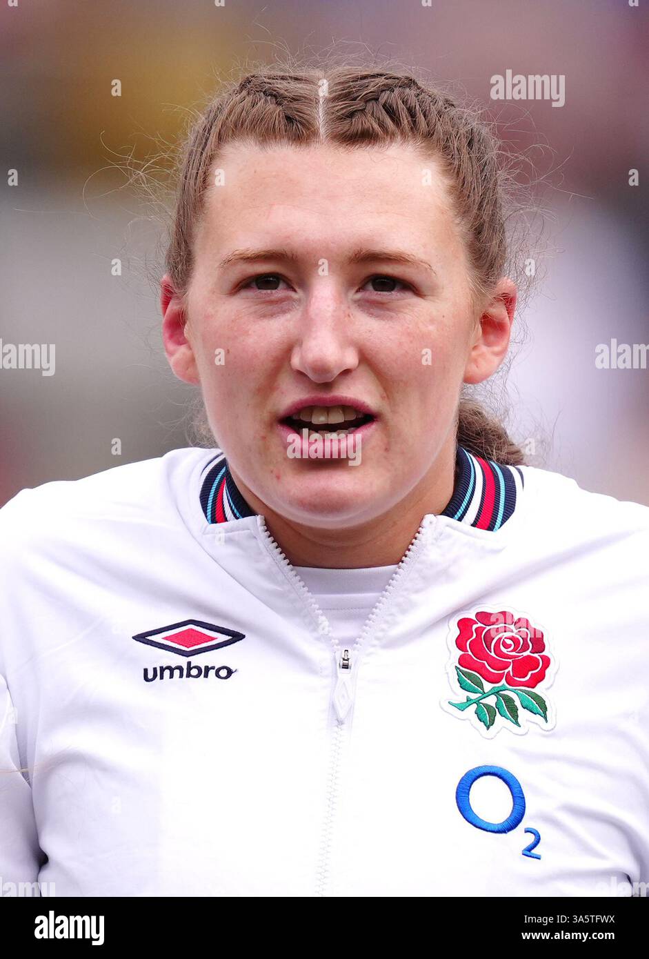 England's Emma Sing before the Guinness Women's Six Nations match at ...