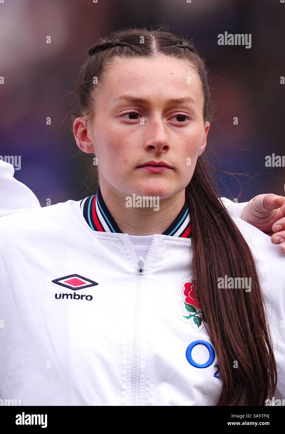 England's Lucy Packer before the Guinness Women's Six Nations match at ...