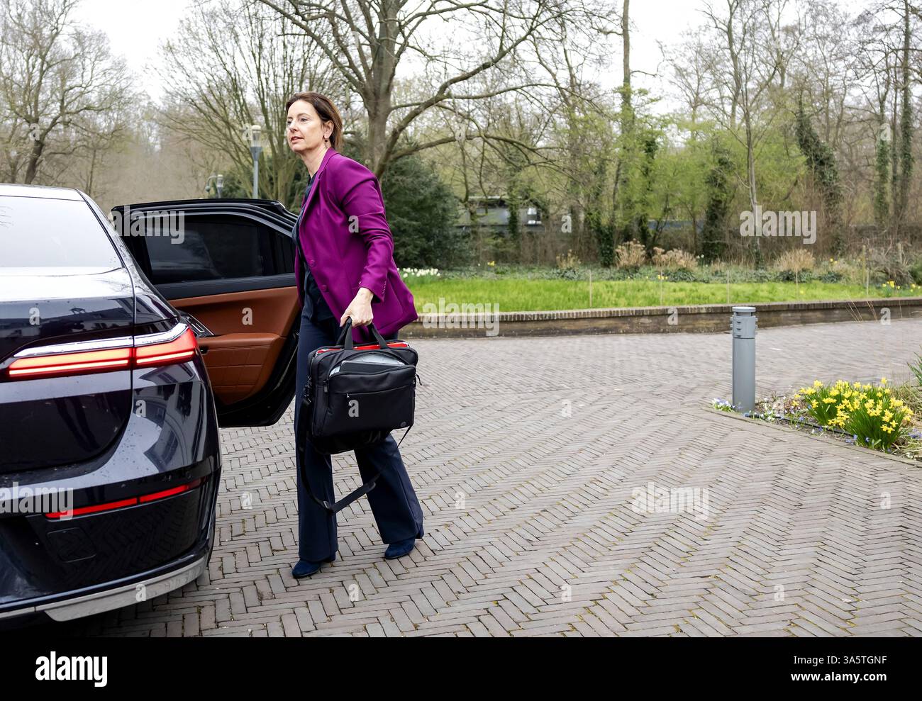 THE HAGUE - Interior Minister Judith Uitermark arrives for the Council ...