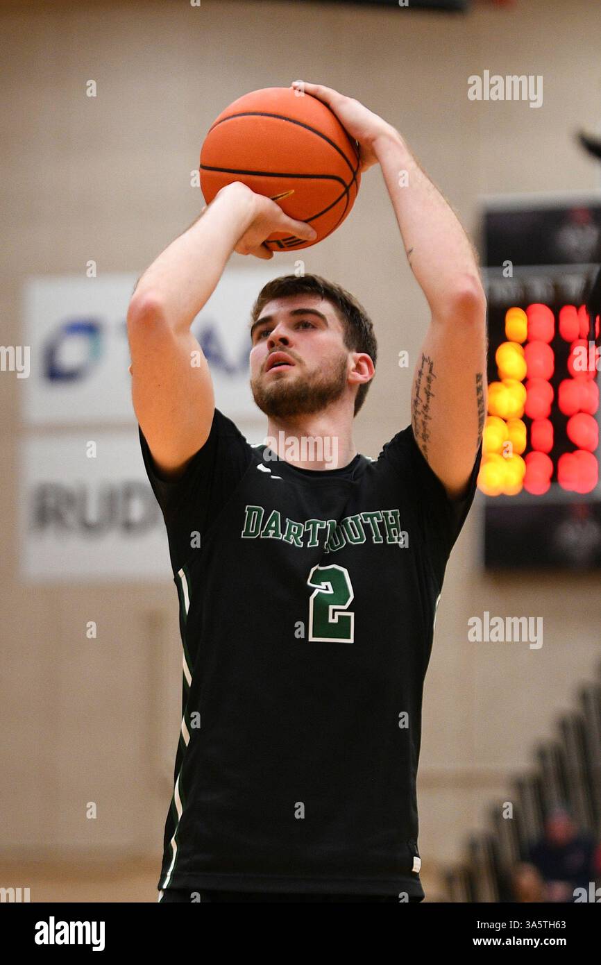 PROVIDENCE, RI - MARCH 15: Dartmouth Big Green forward Cade Haskins (2 ...