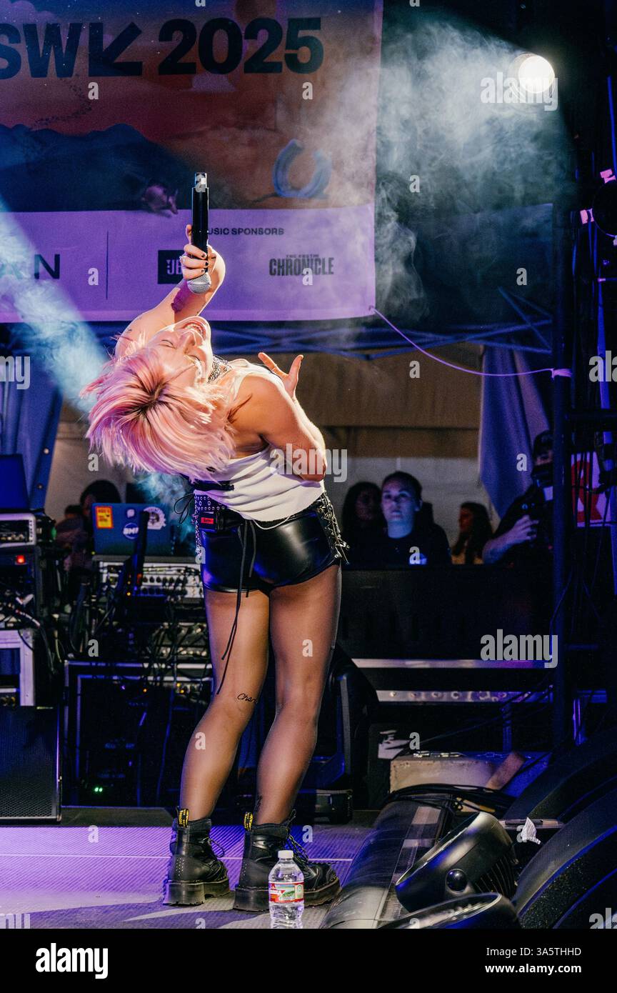 14th March 2025 - Austin, Texas: Beth McCarthy performs at The British ...