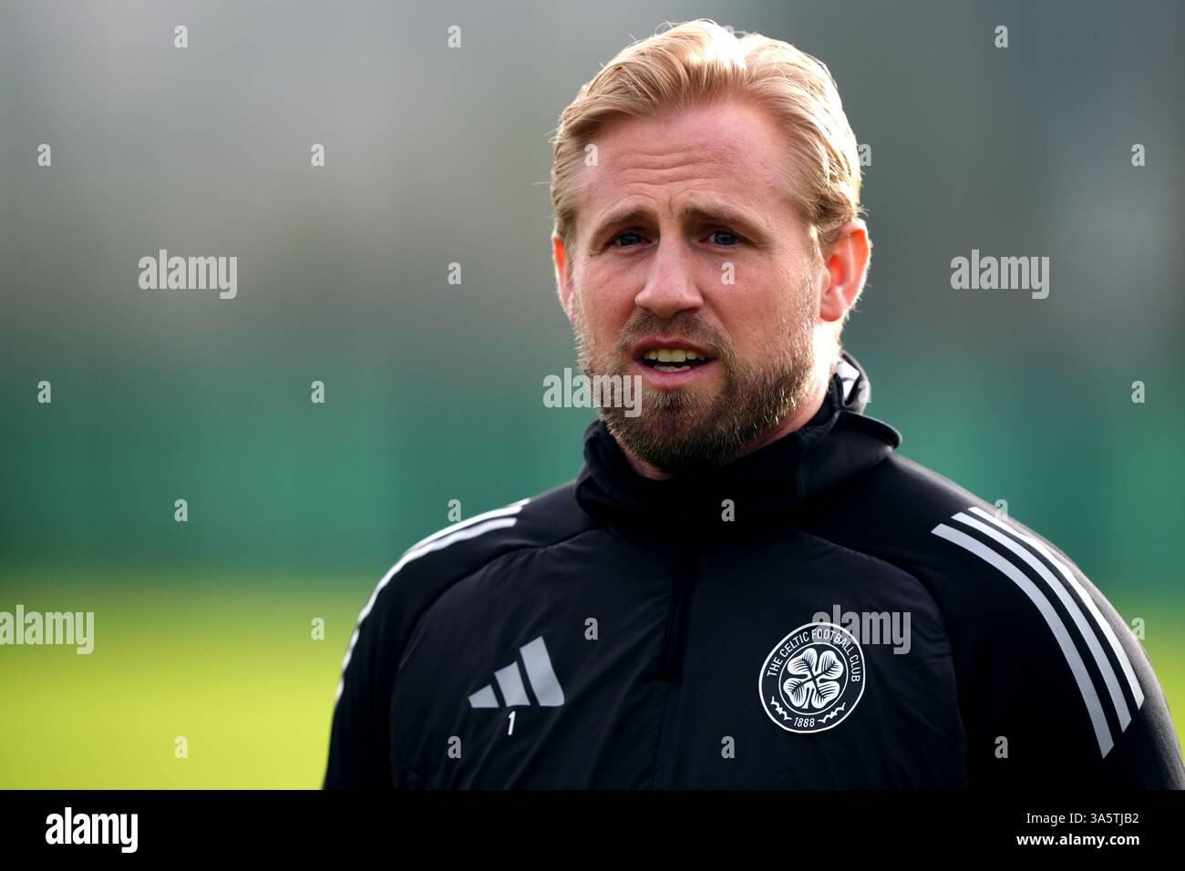 File photo dated 21-01-2025 of Celtic goalkeeper Kasper Schmeichel ...
