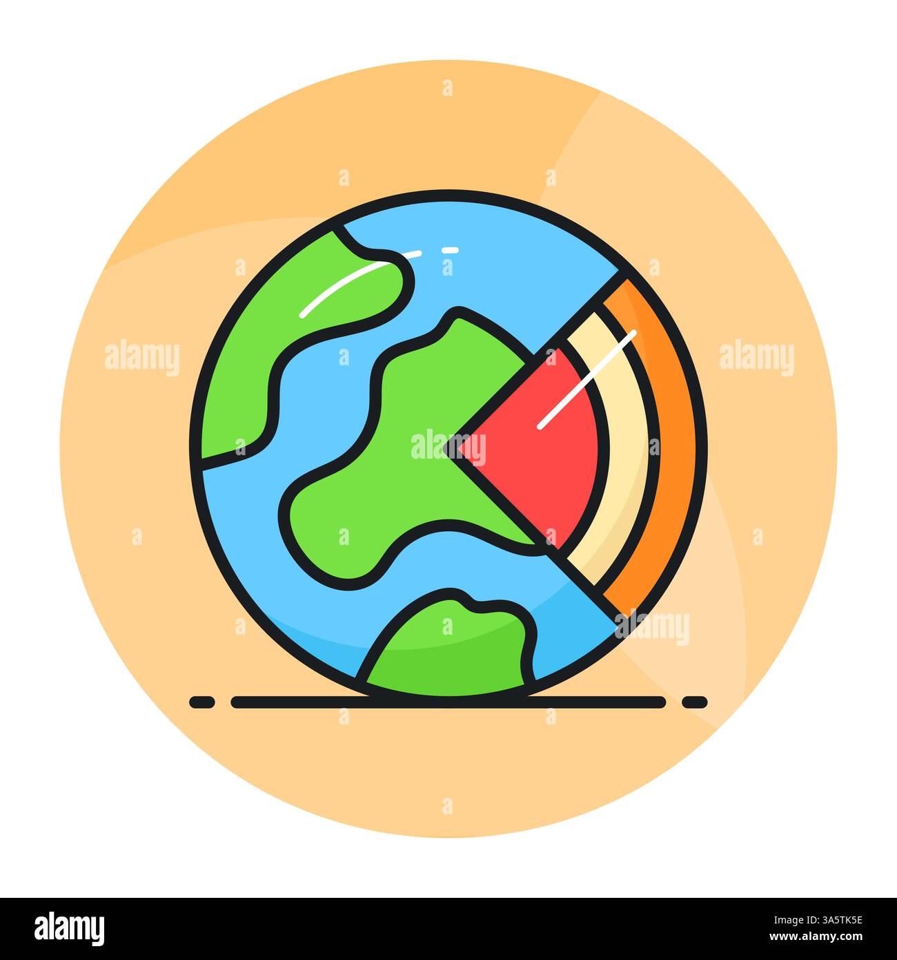 Earth layers hi-res stock photography and images - Alamy