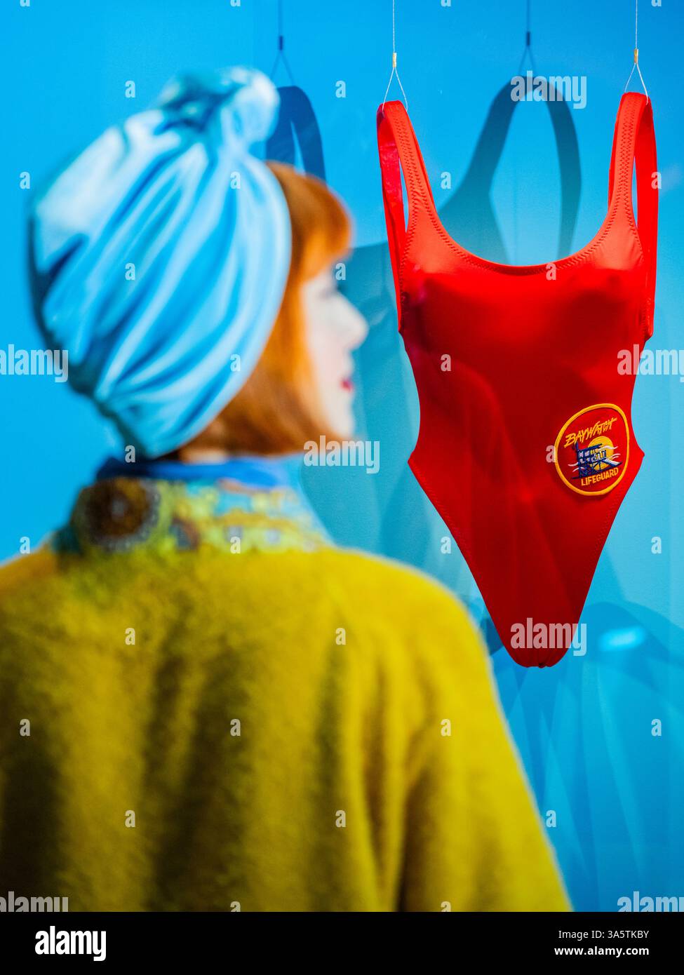 London, UK. 24th Mar, 2025. Curator Amber Butchart with Pamela Anderson ...