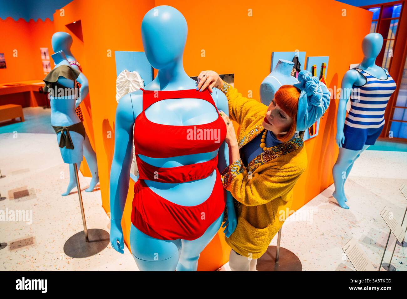 London, UK. 24th Mar, 2025. Curator Amber Butchart with Chromat by ...