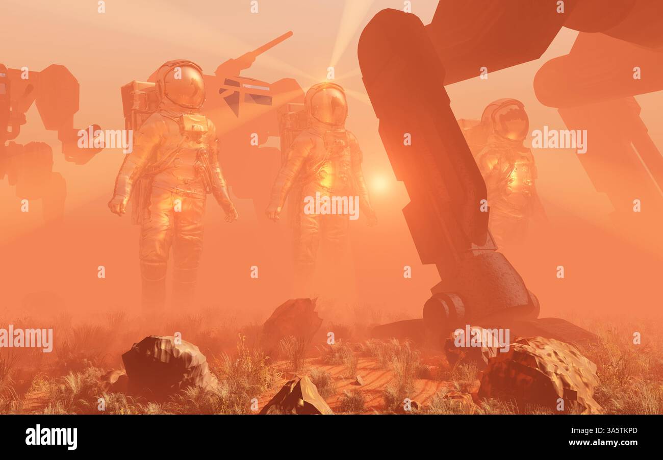 Martian Dust Storm Stock Photo - Alamy