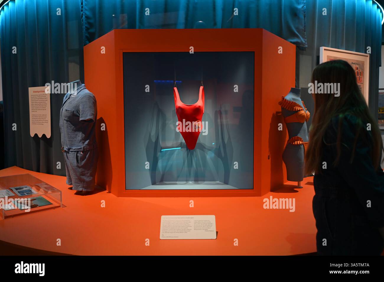 Pamela Anderson's sensational red bathing suit from Baywatch , the ...