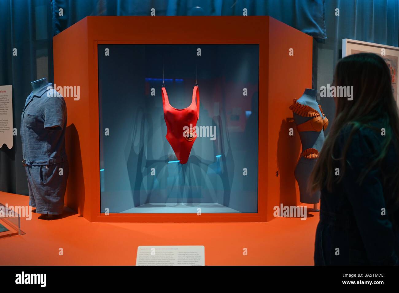 Pamela Anderson's sensational red bathing suit from Baywatch , the ...