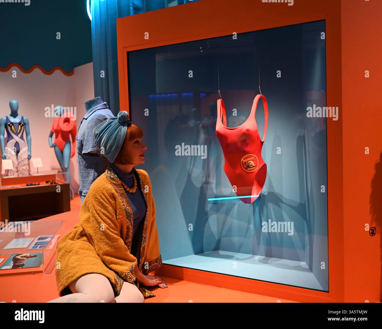 Pamela Anderson's sensational red bathing suit from Baywatch , the ...