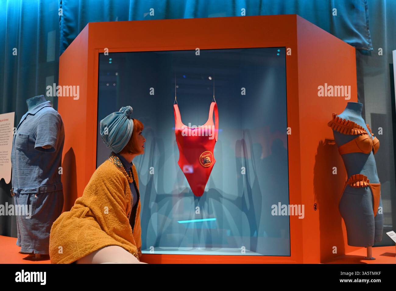 Pamela Anderson's sensational red bathing suit from Baywatch , the ...