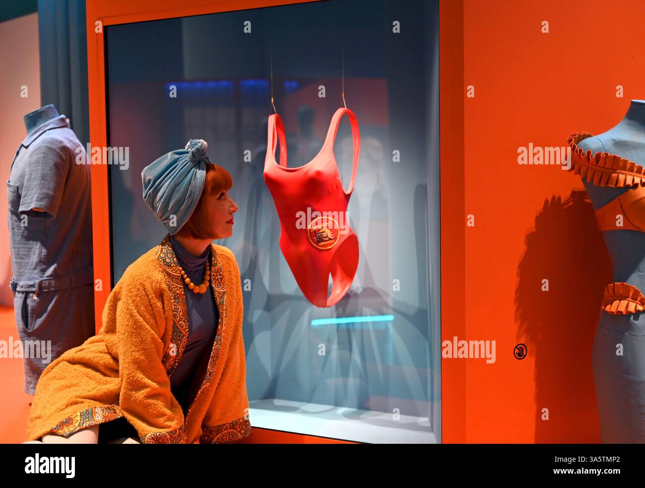 Pamela Anderson's sensational red bathing suit from Baywatch , the ...