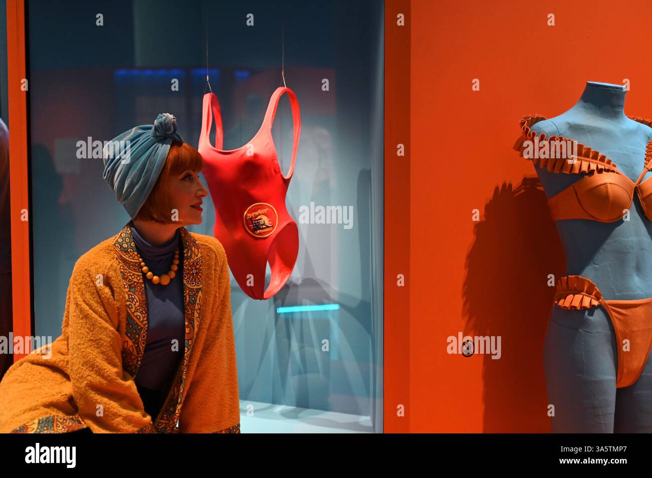 Pamela Anderson's sensational red bathing suit from Baywatch , the ...