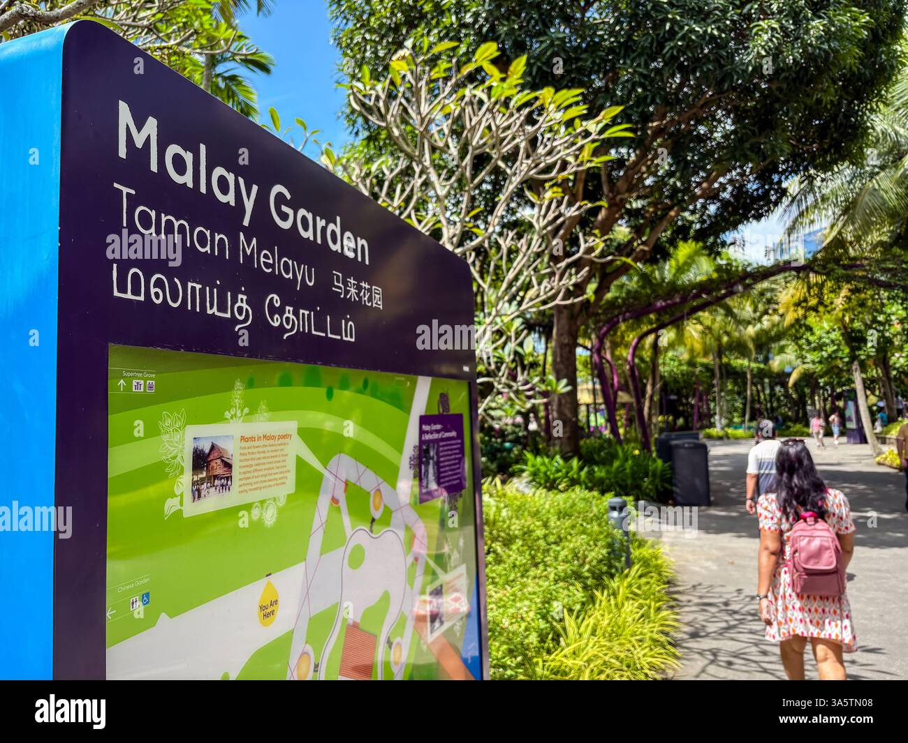 Malay Garden in Singapore features lush greenery and cultural elements ...