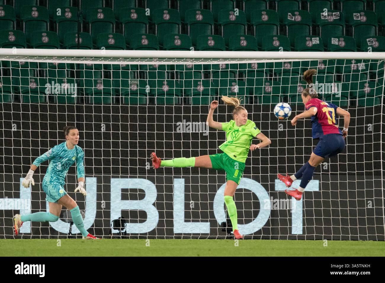 Wolfsburg, Germany. 19th Mar, 2025. Wolfsburg, Germany, March 19th 2025 ...