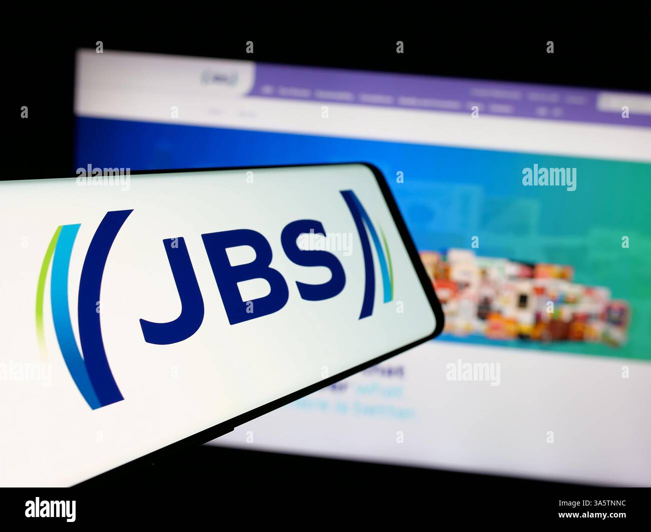 Germany. 30th Jan, 2025. In this photo illustration, a smartphone with ...