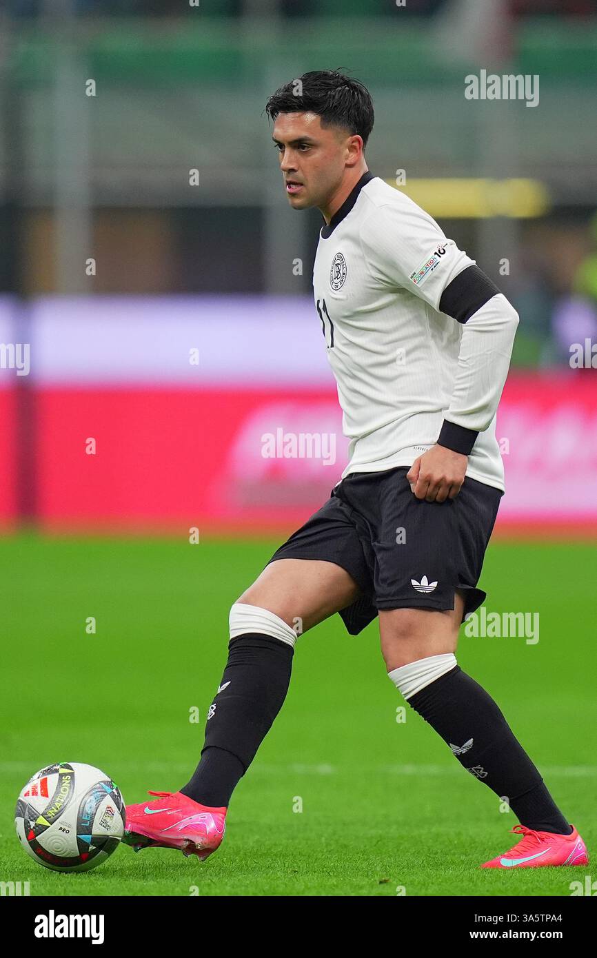 Germany's Nadiem Amiri during the Uefa Nations League soccer match ...