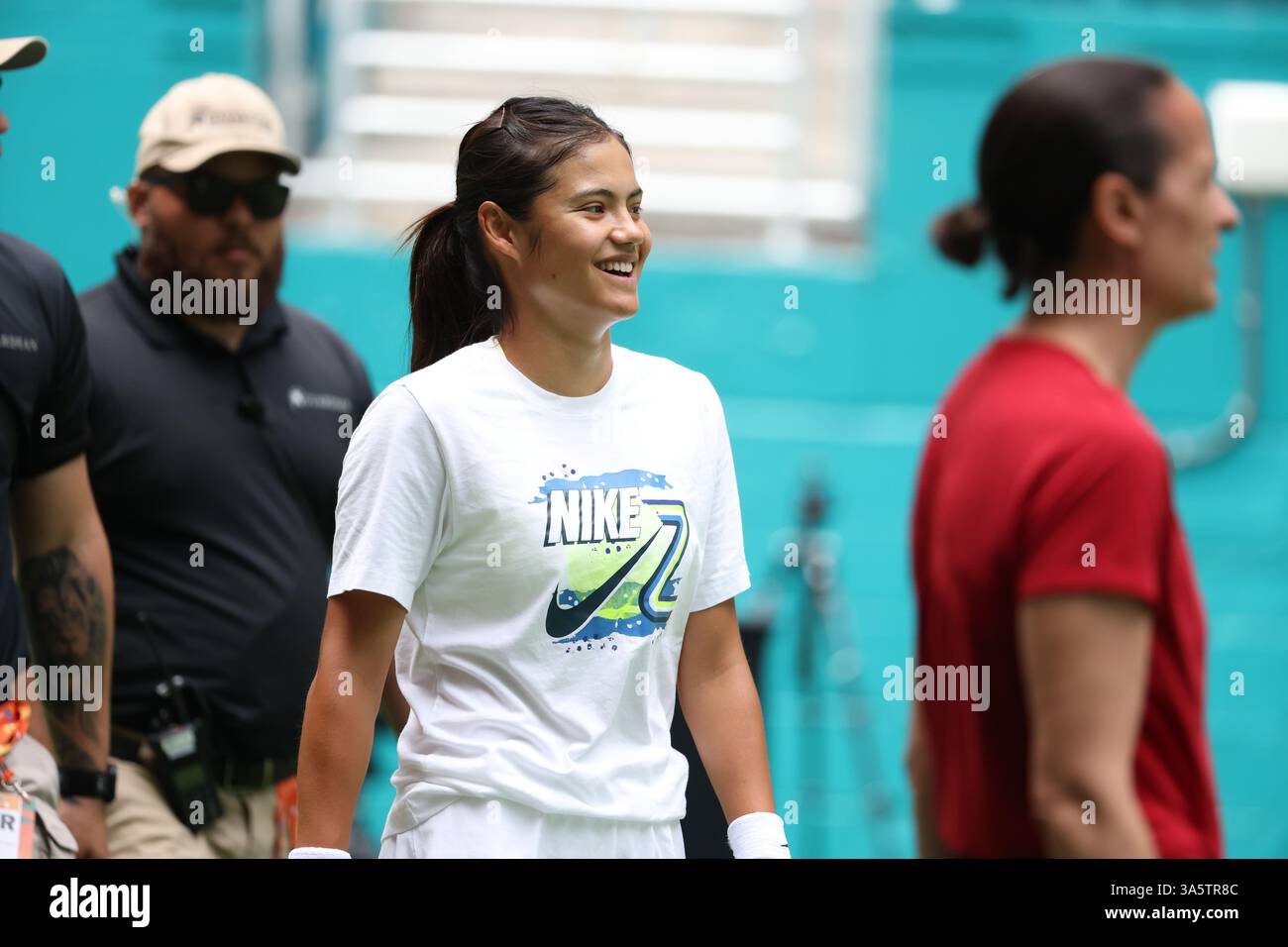Miami Gardens, Florida, USA. 23rd Mar, 2025. Emma Raducanu during Day 6 ...