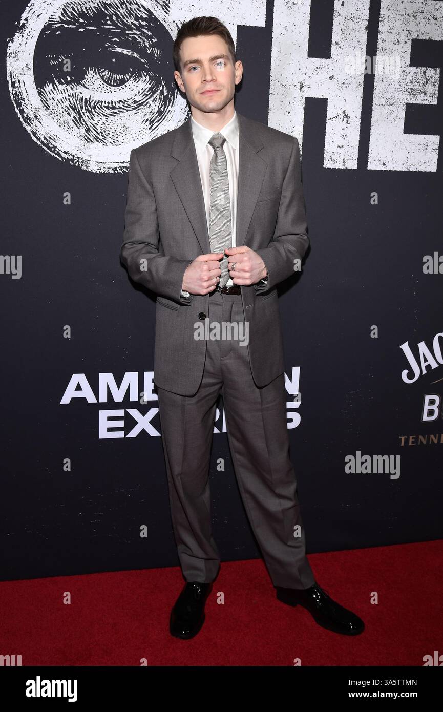 New York, USA. 23rd Mar, 2025. Andrew Burnap attends 'Othello' on ...
