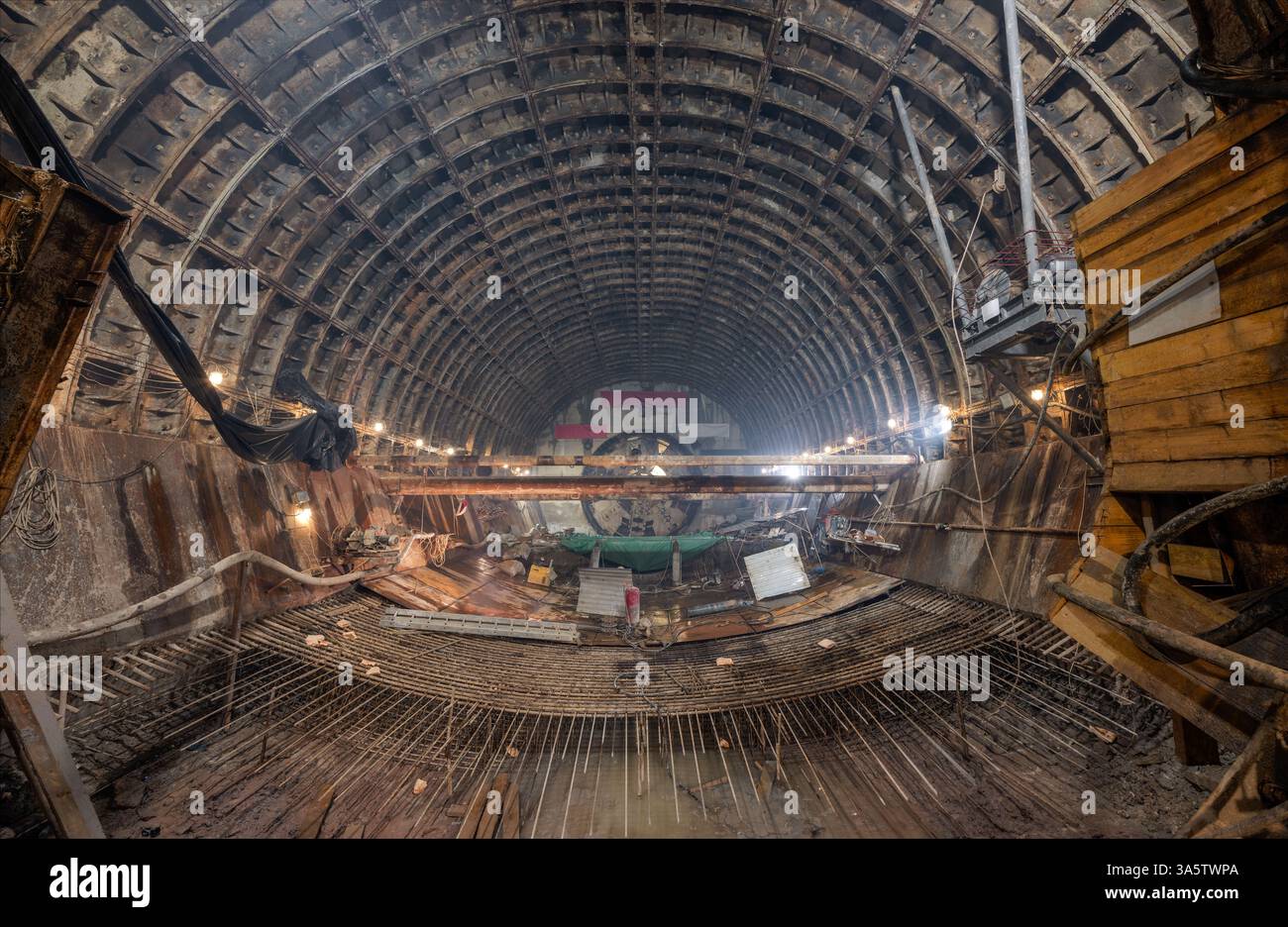 Large underground construction site hi-res stock photography and images ...