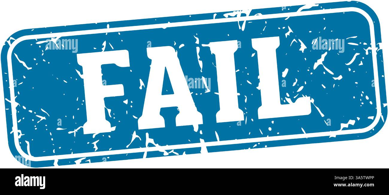 fail stamp. fail rectangular sign isolated on transparent background ...