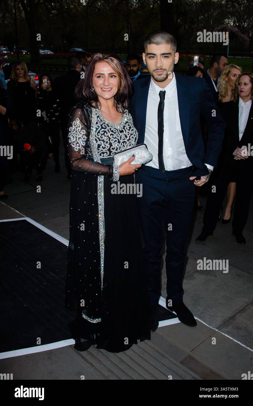 Zayn Malik arrives at The Asian Awards on the 17th April 2015 at the ...