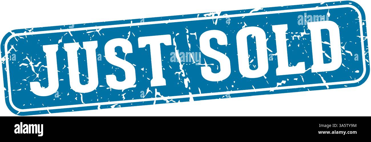 just sold stamp. just sold rectangular sign isolated on transparent ...