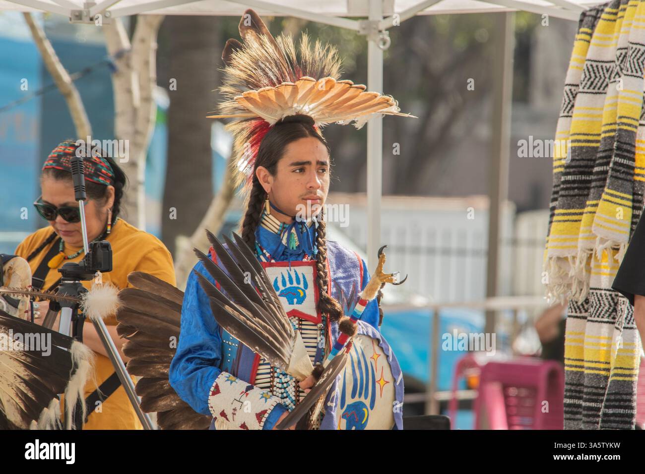 Indigenous pride in los angeles hi-res stock photography and images - Alamy