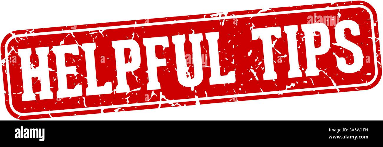 helpful tips stamp. helpful tips rectangular sign isolated on ...