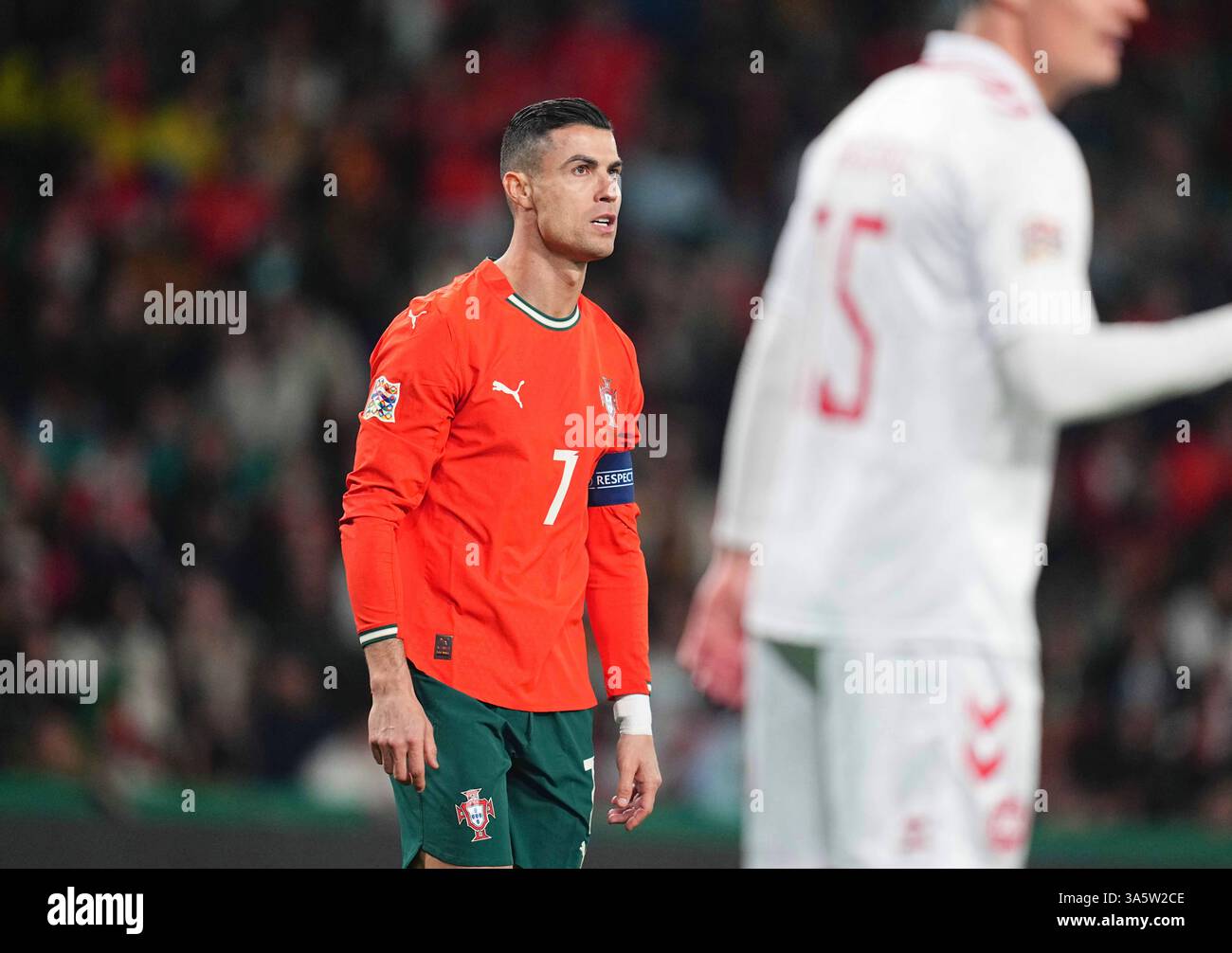 March 23 2025: Cristiano Ronaldo of Portugal looks on during a UEFA ...