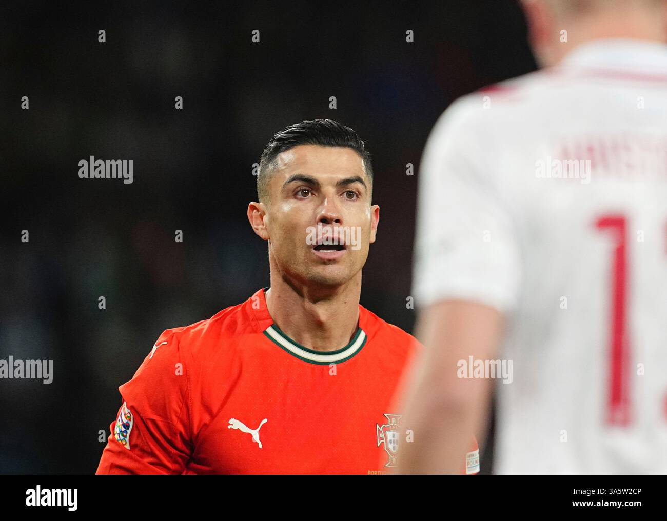 March 23 2025: Cristiano Ronaldo of Portugal looks on during a UEFA ...