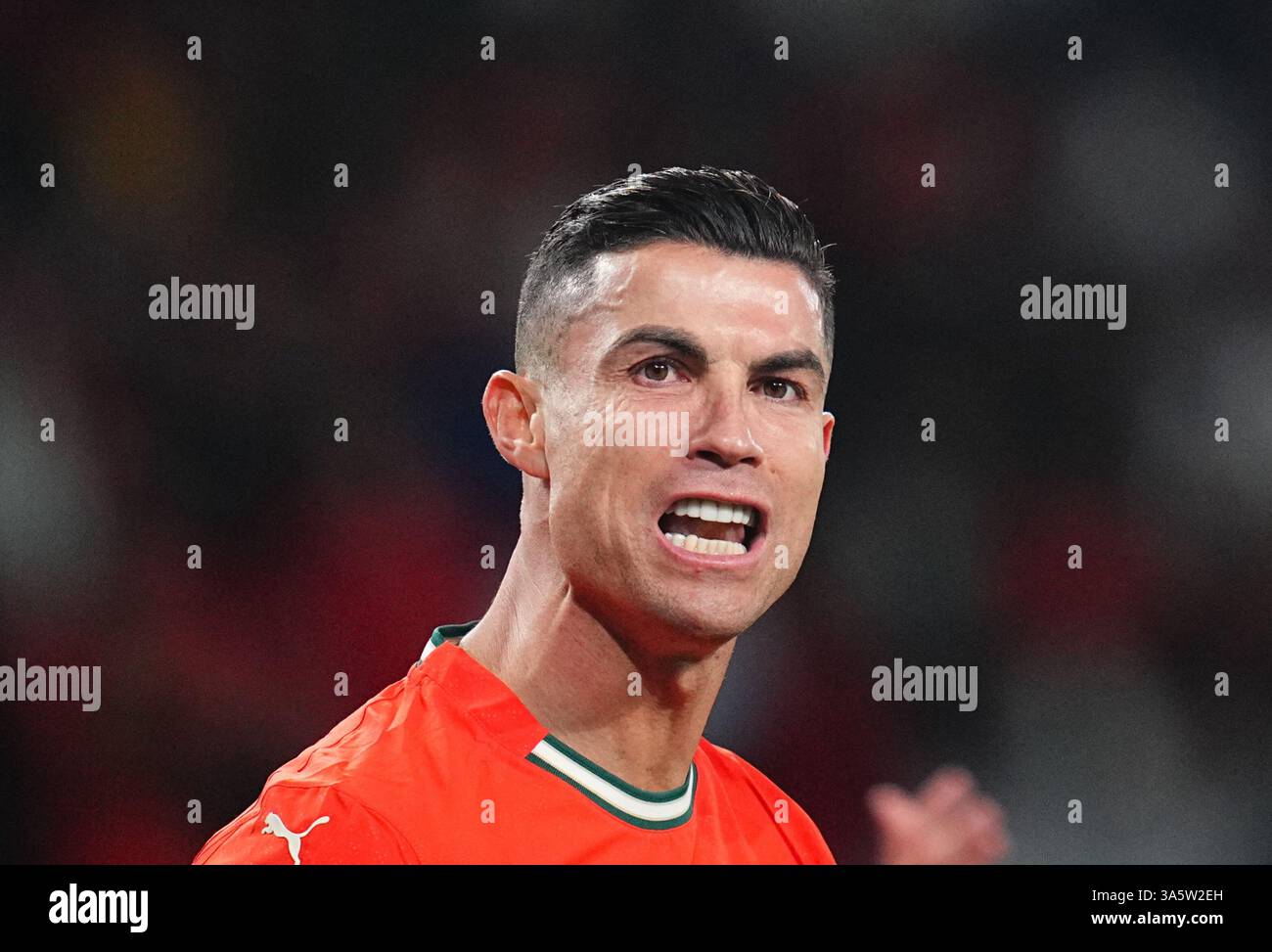 March 23 2025: Cristiano Ronaldo of Portugal looks on during a UEFA ...
