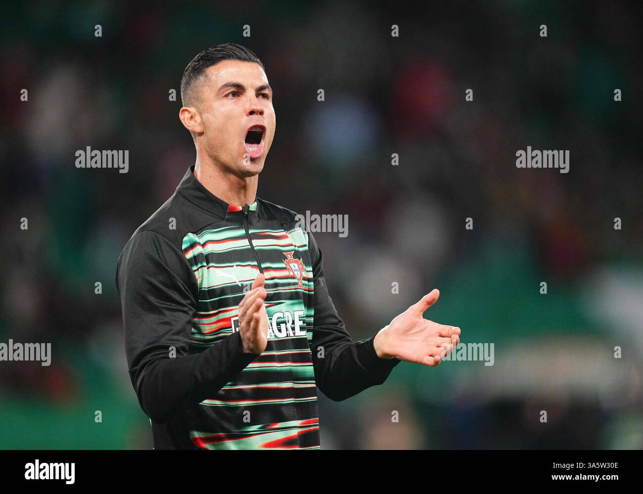 March 23 2025: Cristiano Ronaldo of Portugal looks on during a UEFA ...