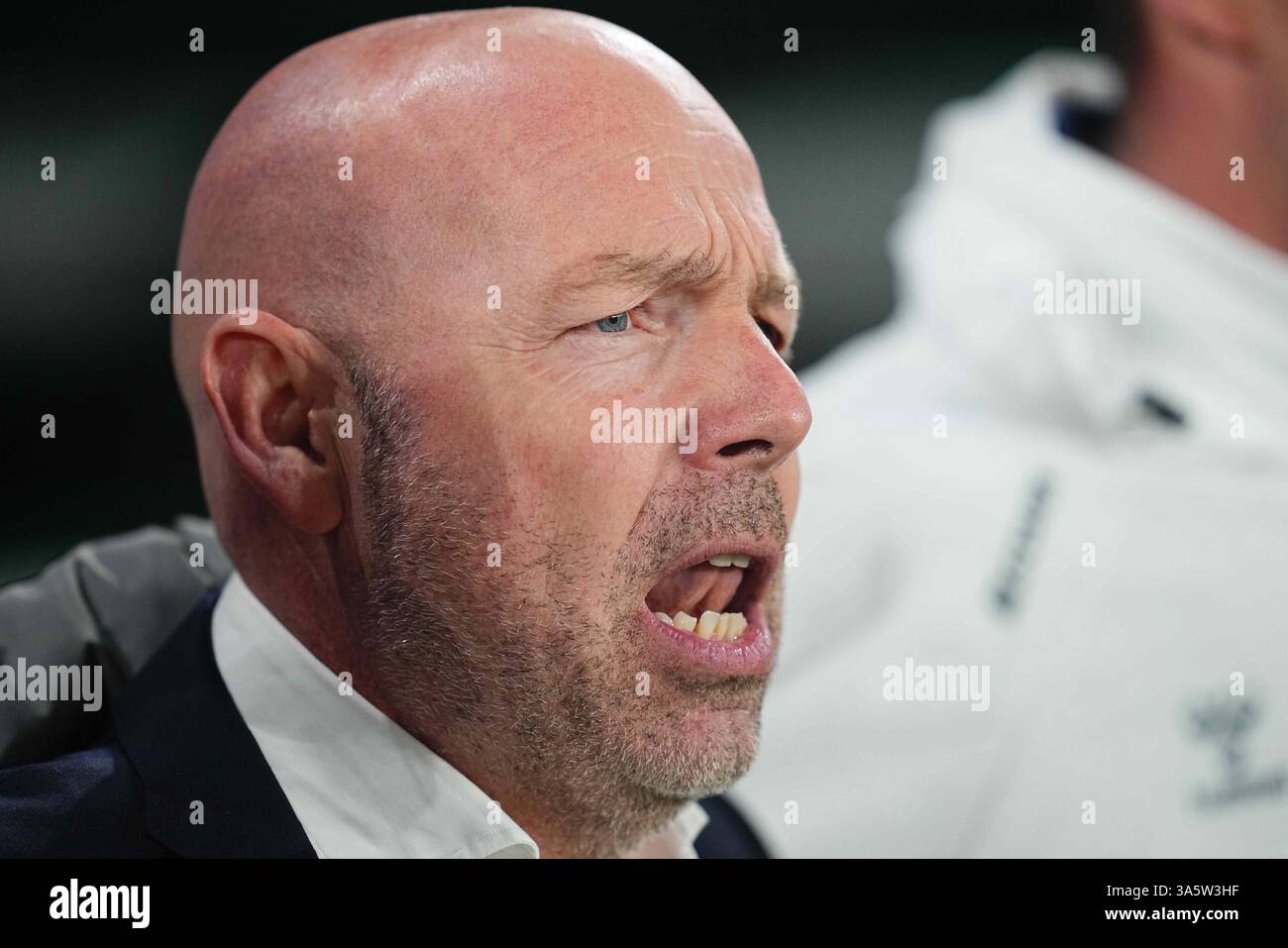 March 23 2025: Brian Riemer of Denmark looks on during a UEFA Nations ...