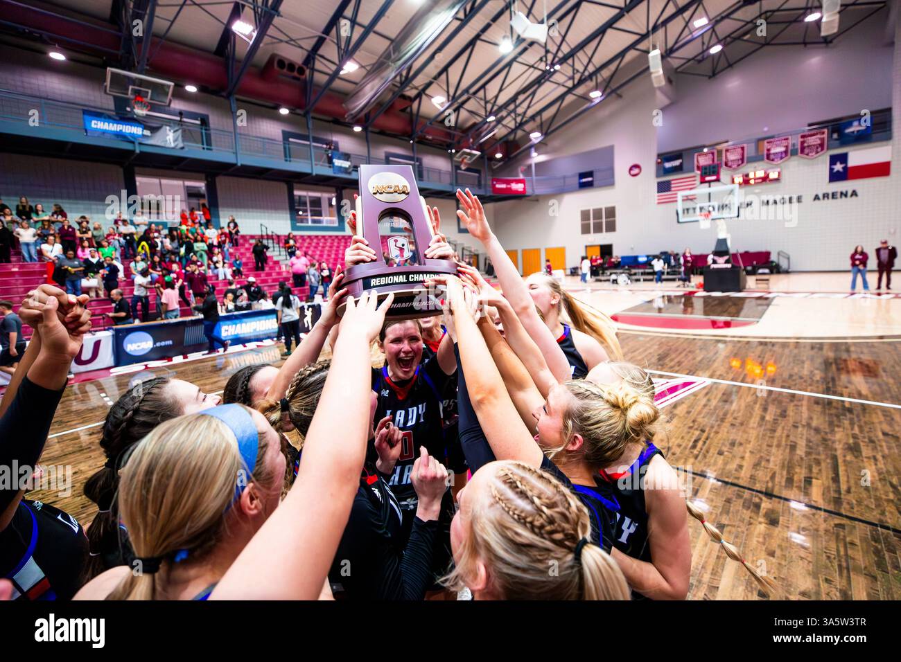 Lubbock Christian University women's basketball in action against Texas ...