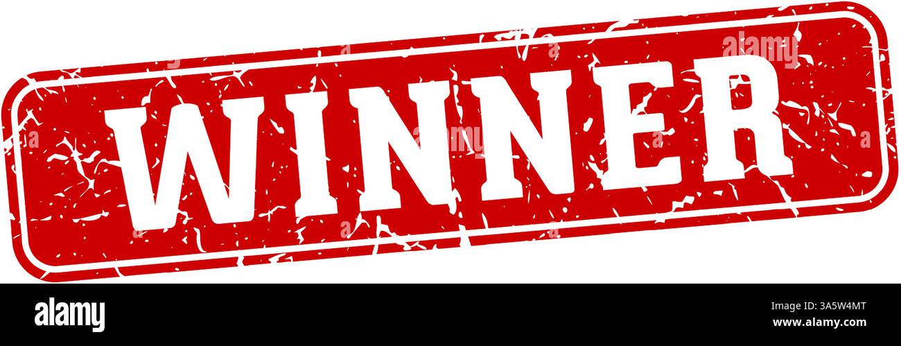 winner stamp. winner rectangular sign isolated on transparent ...