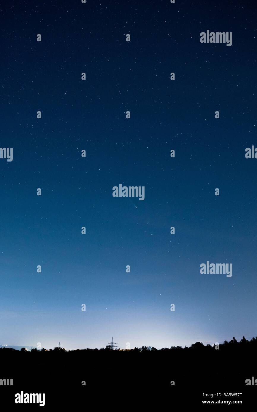 Comet sky city hi-res stock photography and images - Alamy