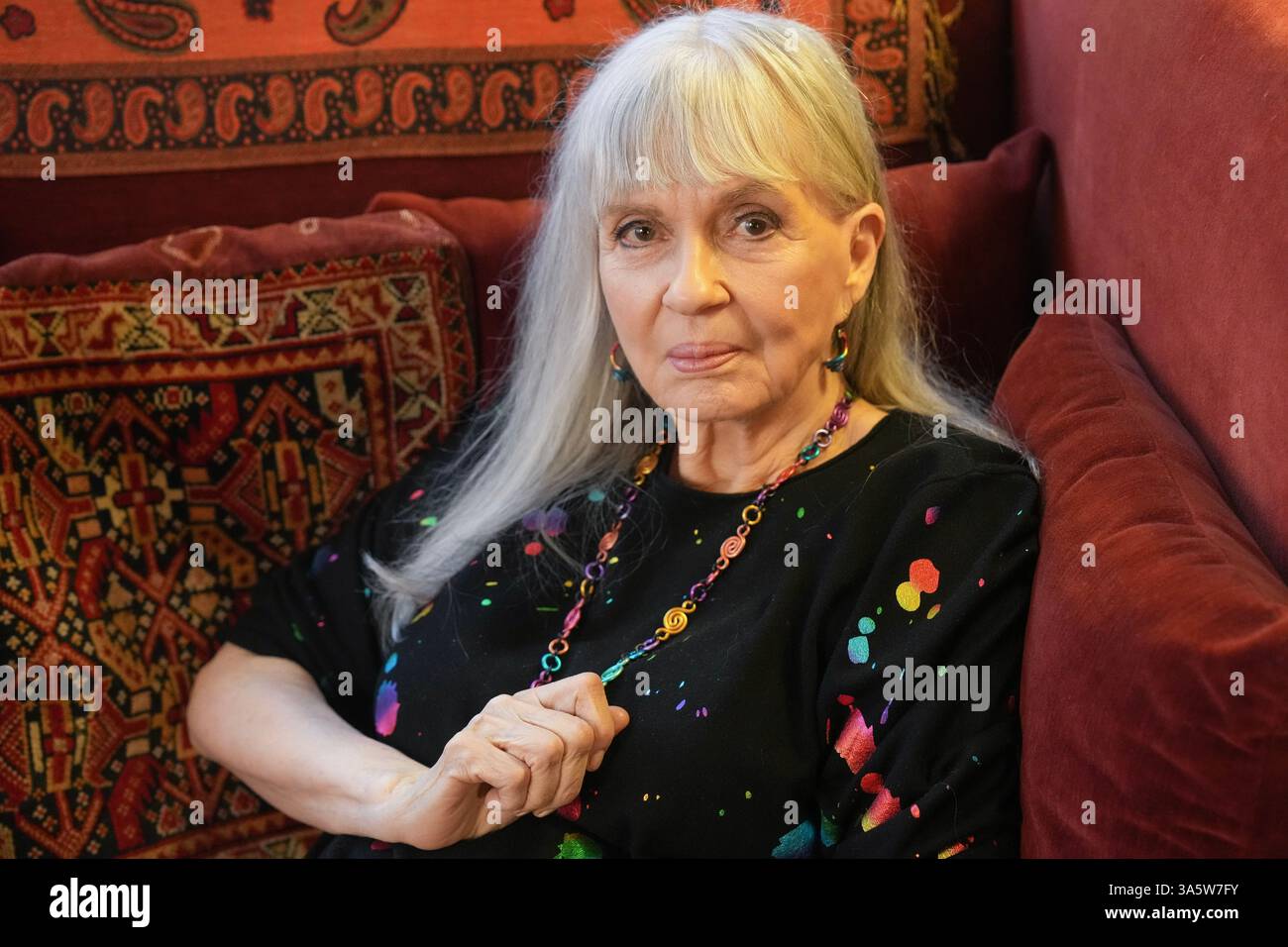 Sylvia Tyson poses in her Toronto home, on Tuesday, March 4, 2025. THE ...
