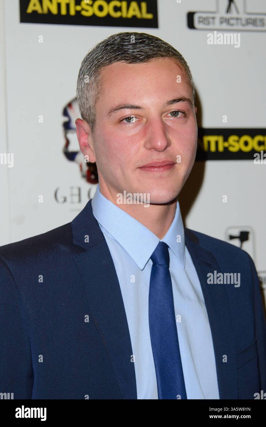 Devlin attends the 'Anti-Social' UK Premiere on the 28th April 2015 at ...