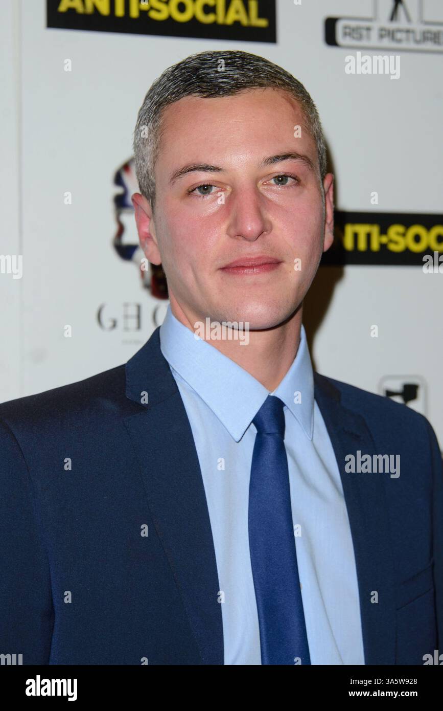 Devlin attends the 'Anti-Social' UK Premiere on the 28th April 2015 at ...
