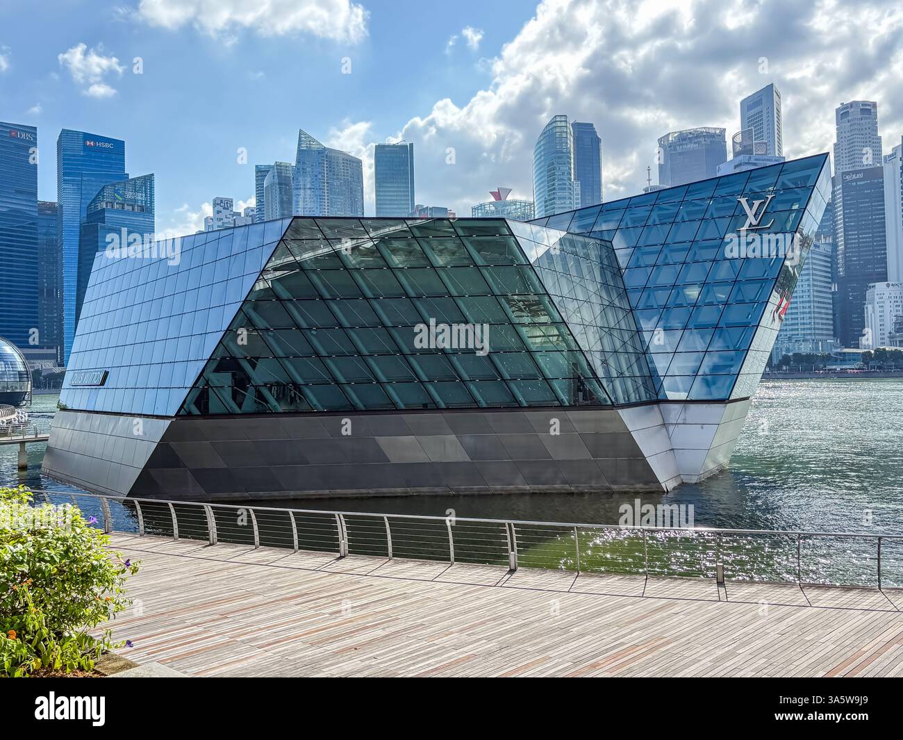 The Louis Vuitton Island Maison is in Marina Bay Singapore, an iconic ...