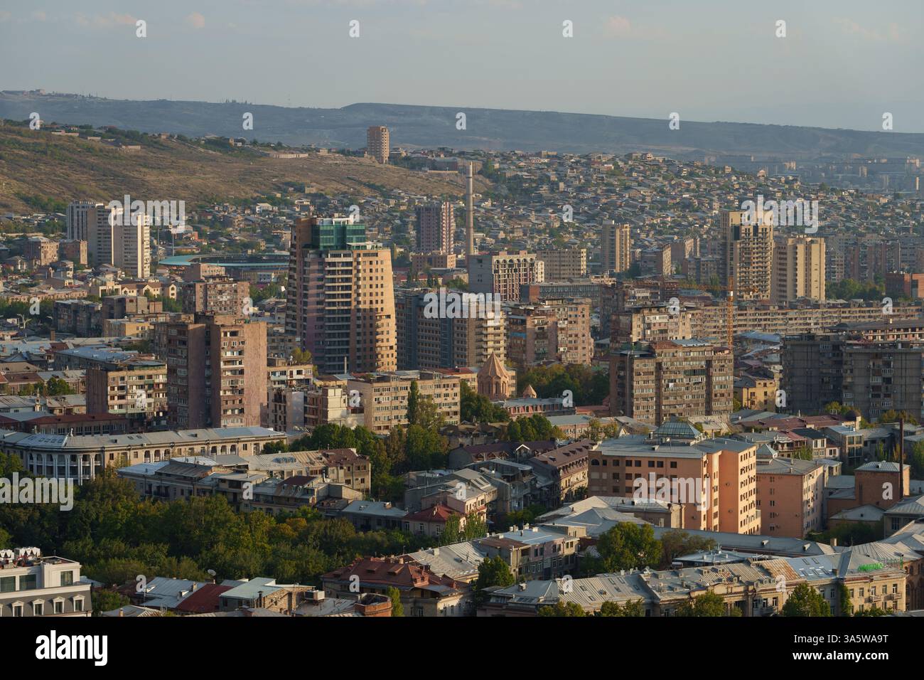 Cityscape yerevan capital armenia aerial hi-res stock photography and ...