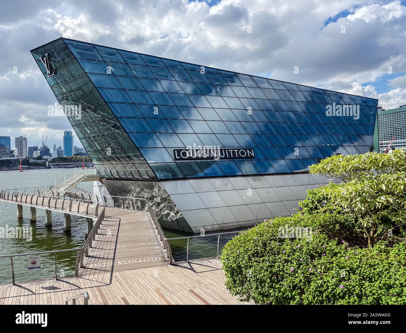 The Louis Vuitton Island Maison is an iconic building located in Marina ...