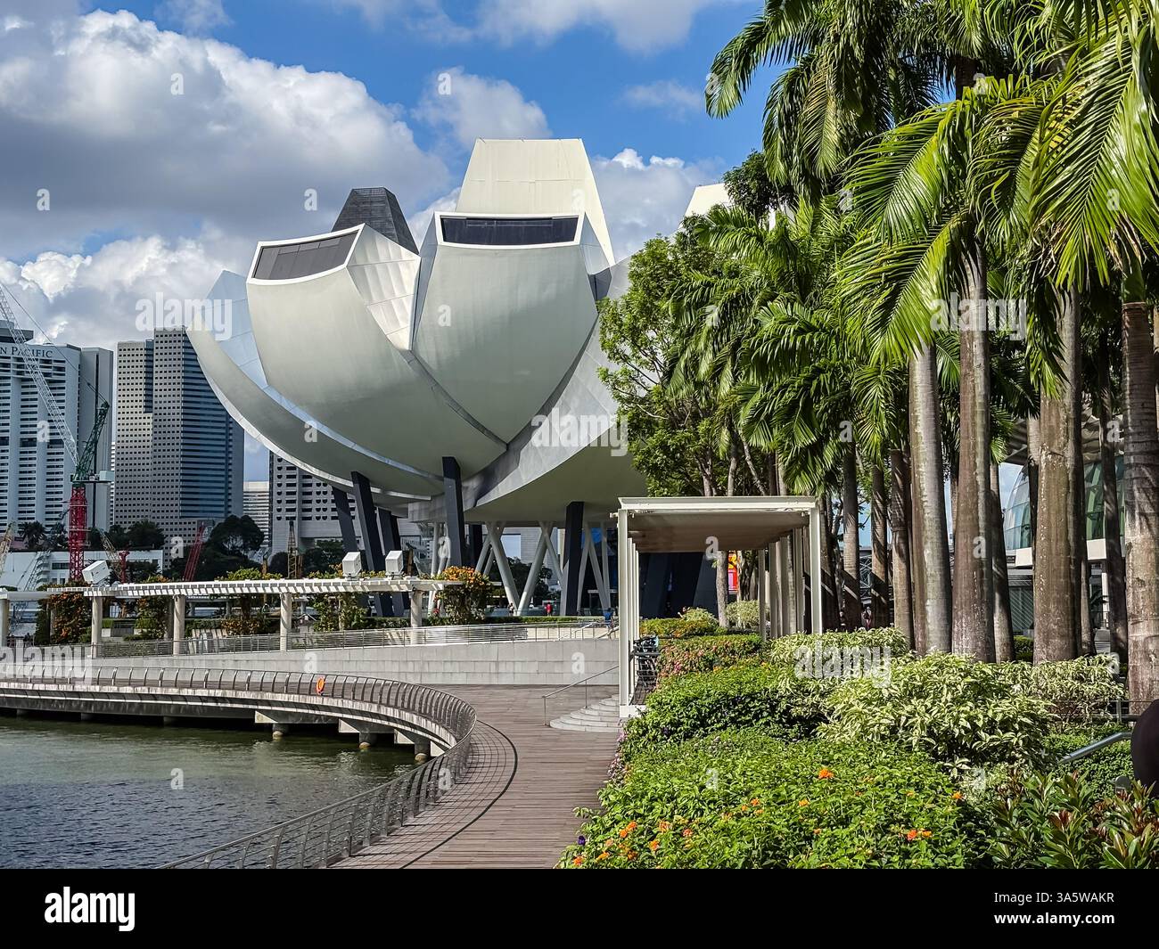 The ArtScience Museum in Singapore. It is an iconic architectural ...