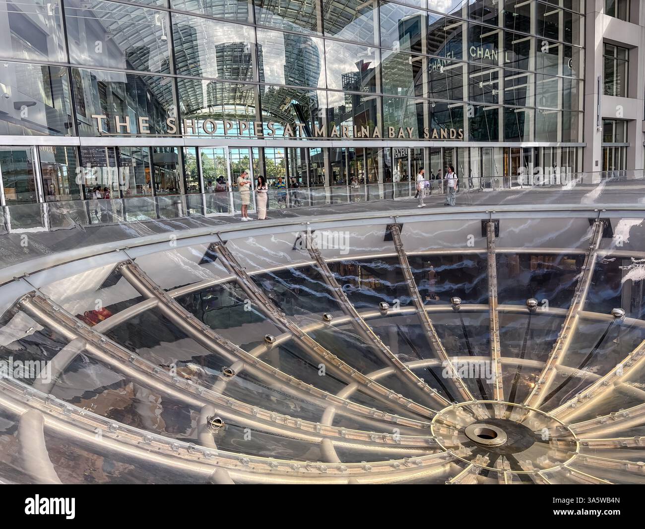 The Shoppes at Marina Bay Sands is a luxury shopping mall in Singapore ...