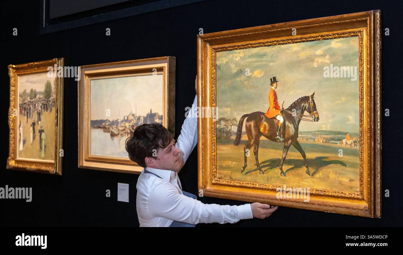 London, UK. 24 March 2025. (R) ‘George Schicht on John Peel III’, by ...