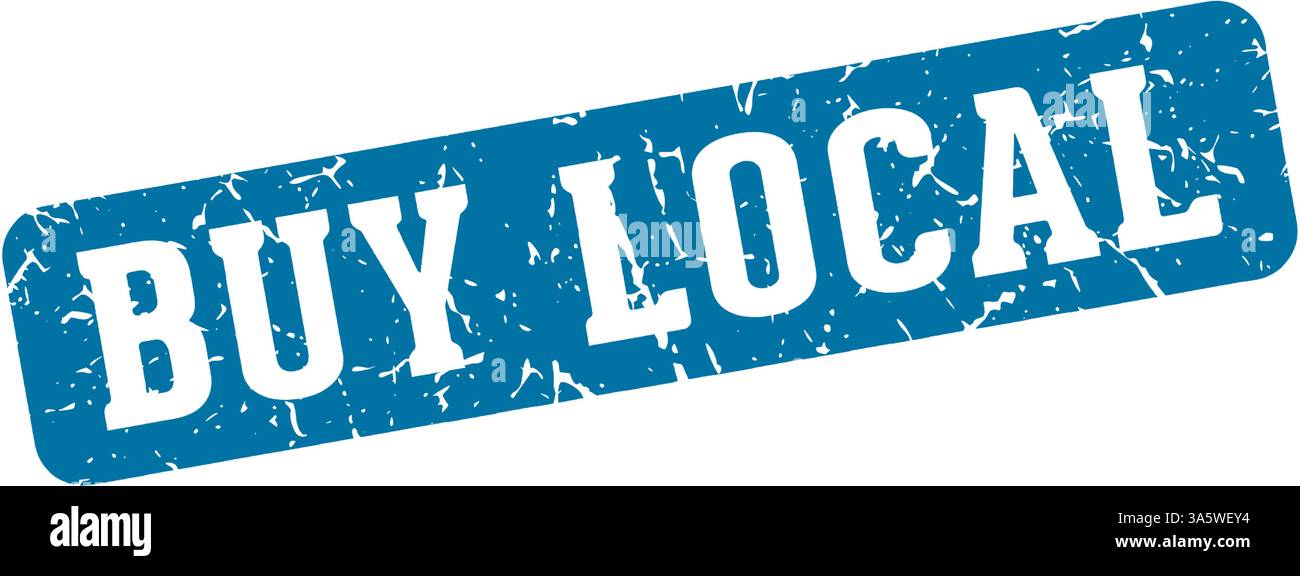 buy local stamp. buy local rectangular sign isolated on transparent ...
